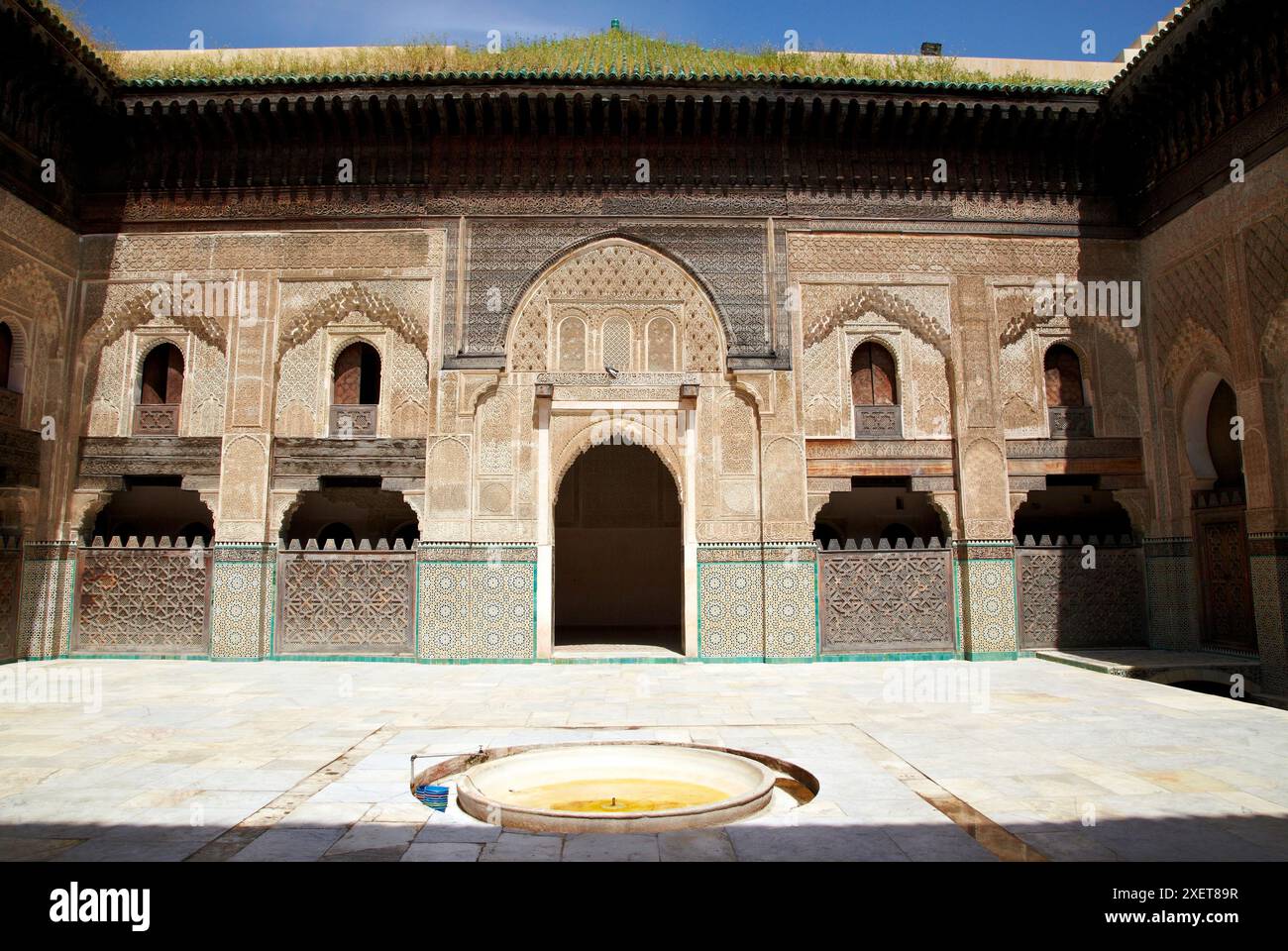 Medersa Bou Inania, Fez El-Bali, Fes, Morocco Stock Photo - Alamy