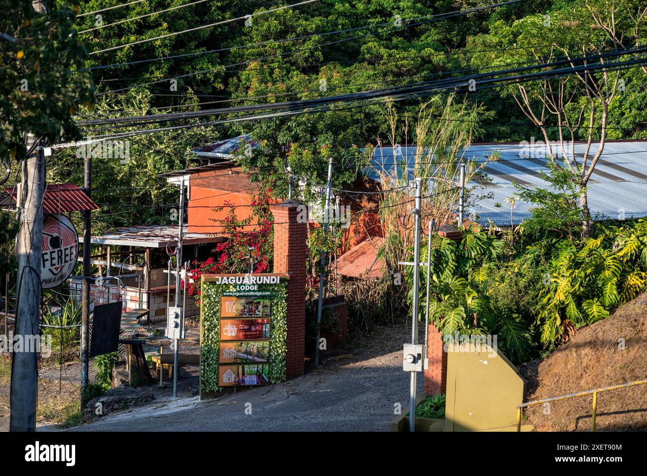Restaurant for tourists,Santa Elena, the head town in the Monteverde ...
