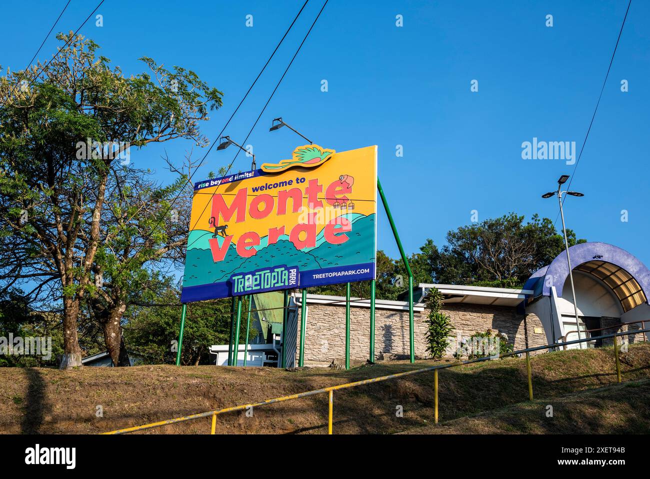 Santa Elena, the head town in the Monteverde region, serving as the ...