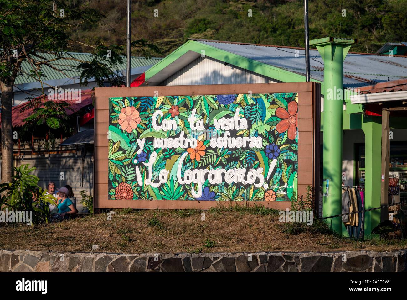 Tourist office, Santa Elena, the head town in the Monteverde region ...