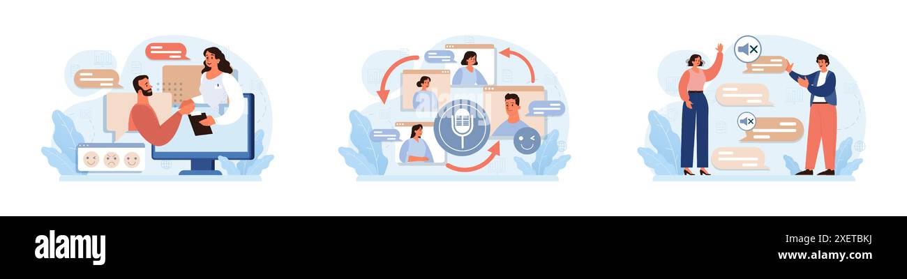 Woman passing message Stock Vector Images - Alamy