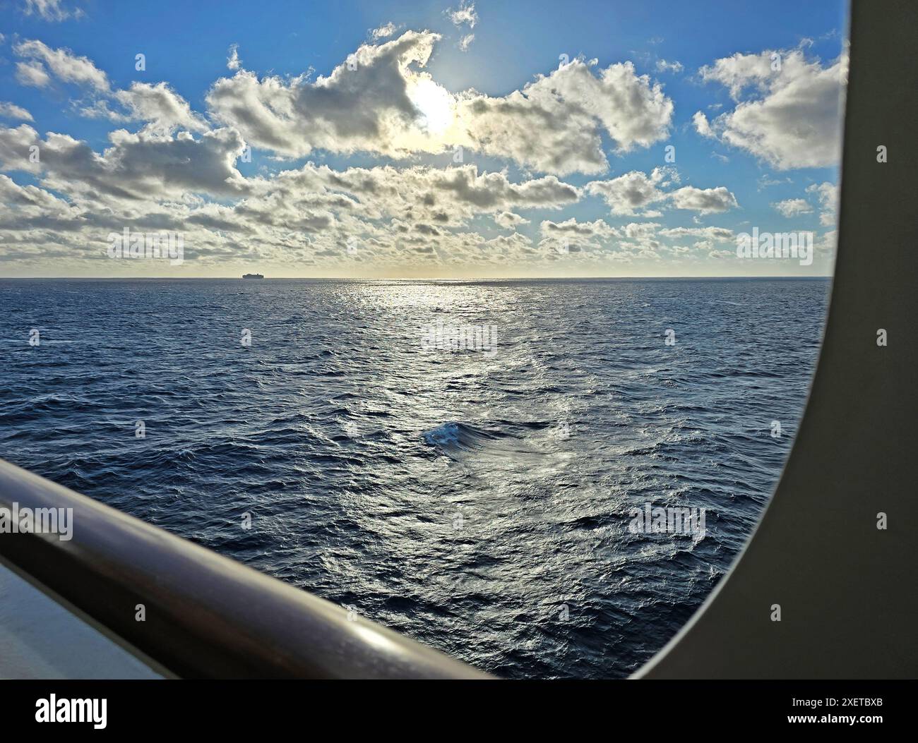 Sights along a cruise in the Atlantic Ocean from Brooklyn, New York ...