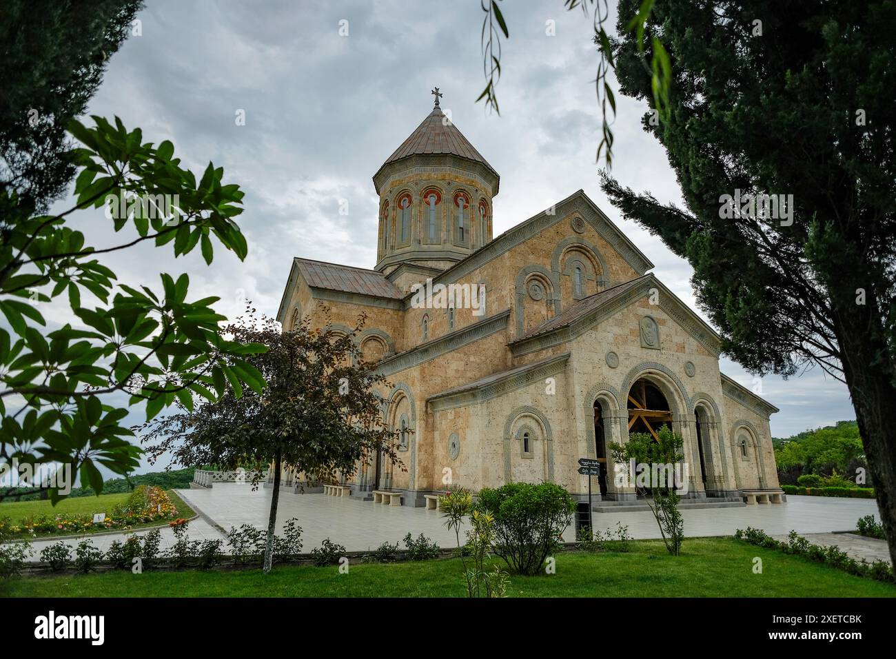 Sighnaghi, Georgia - June 26, 2024: Views of the Monastery of St Nino ...