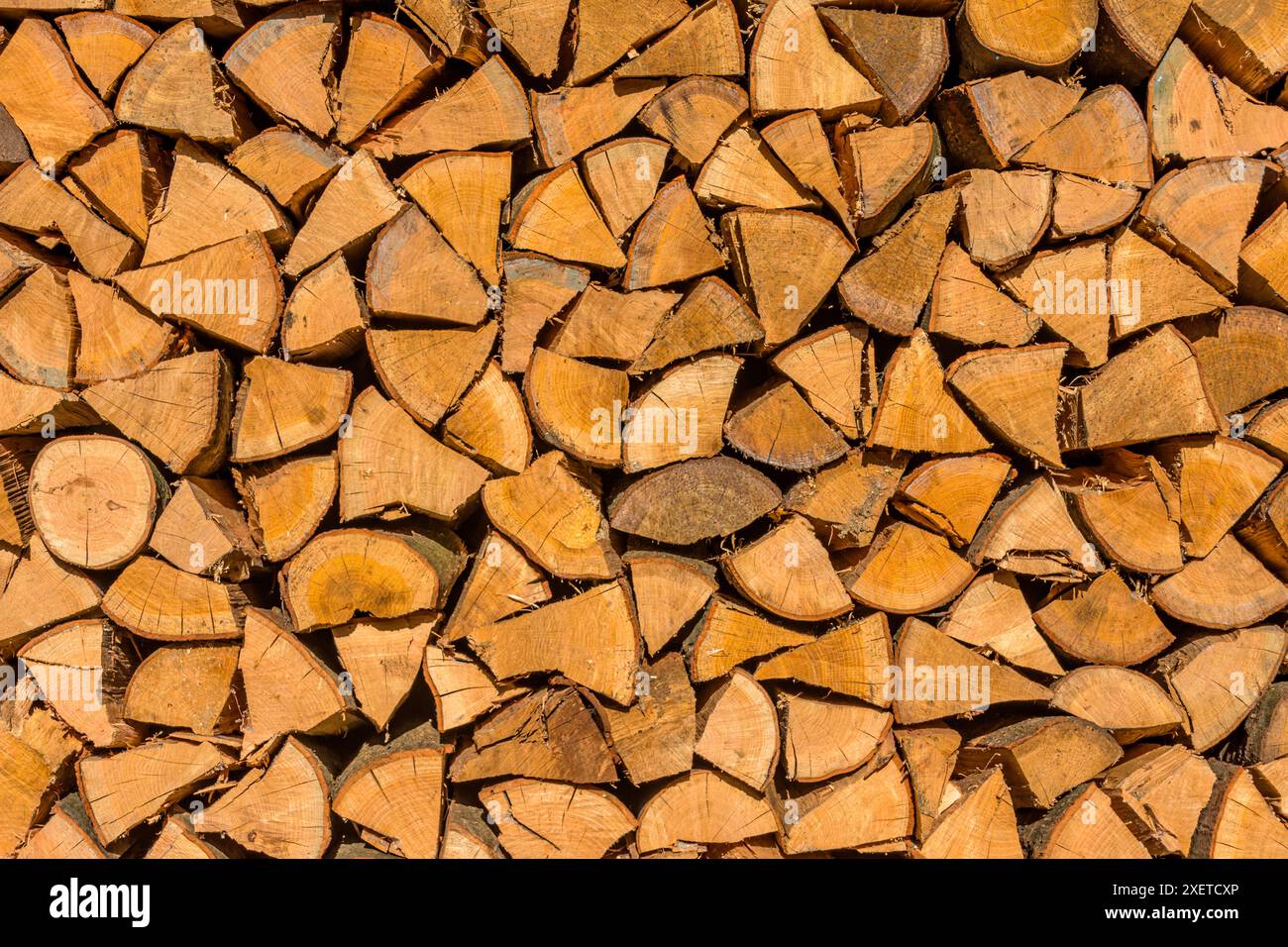 Chopped firewood piled up. Background concept of firewood Stock Photo ...