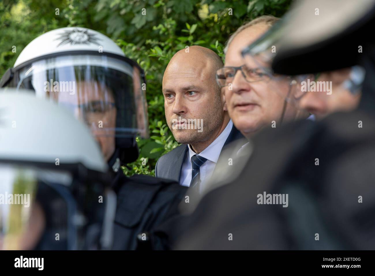 Demonstration gegen den AFD-Bundesparteitag 2024. 29.06.2024, EU, DEU, Deutschland, Nordrhein ...
