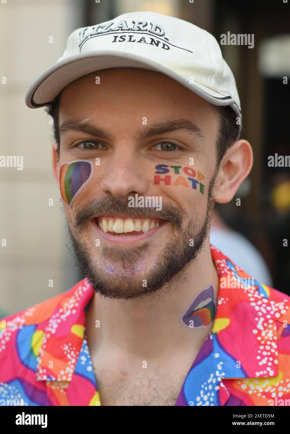 LONDON, UK. 29th June, 2024. Thousands attends the Pride in London 2024 ...
