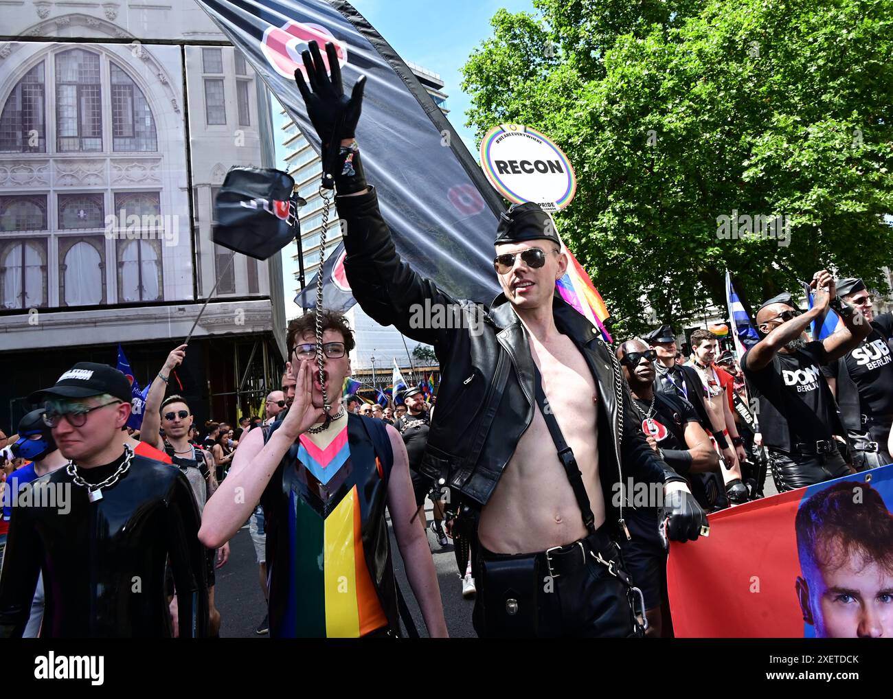 LONDON, UK. 29th June, 2024. Thousands attends the Pride in London 2024 ...