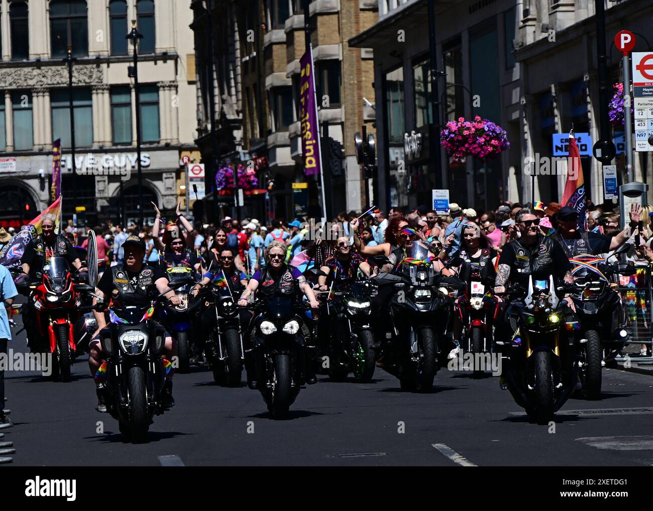 LONDON, UK. 29th June, 2024. Thousands attends the Pride in London 2024 ...