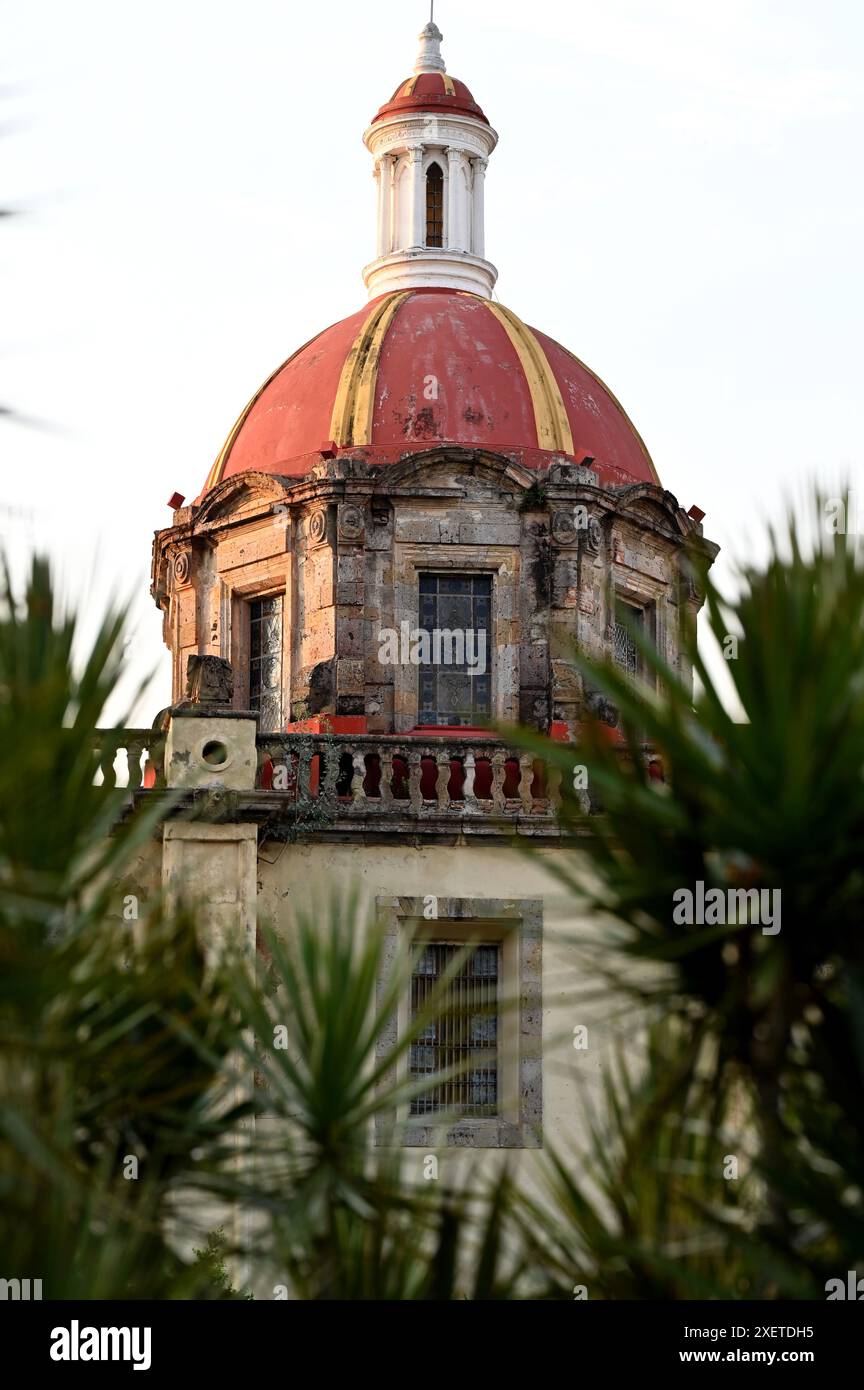 GUADALAJARA, JALISCO, MEXICO: The first stone of Templo de Santa María ...