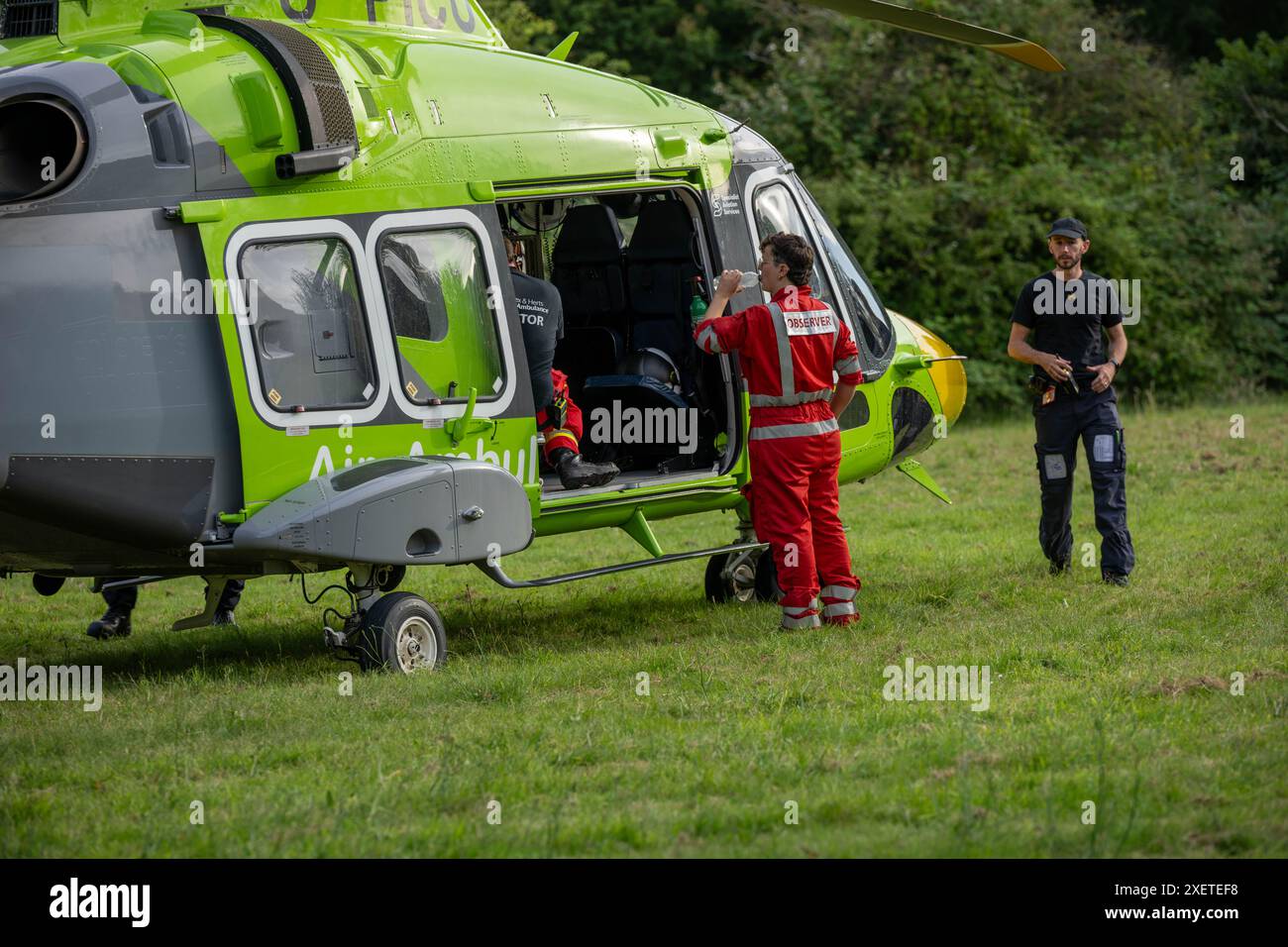 Brentwood Essex 29th Jun 2024 Medical emergency incident with the ...