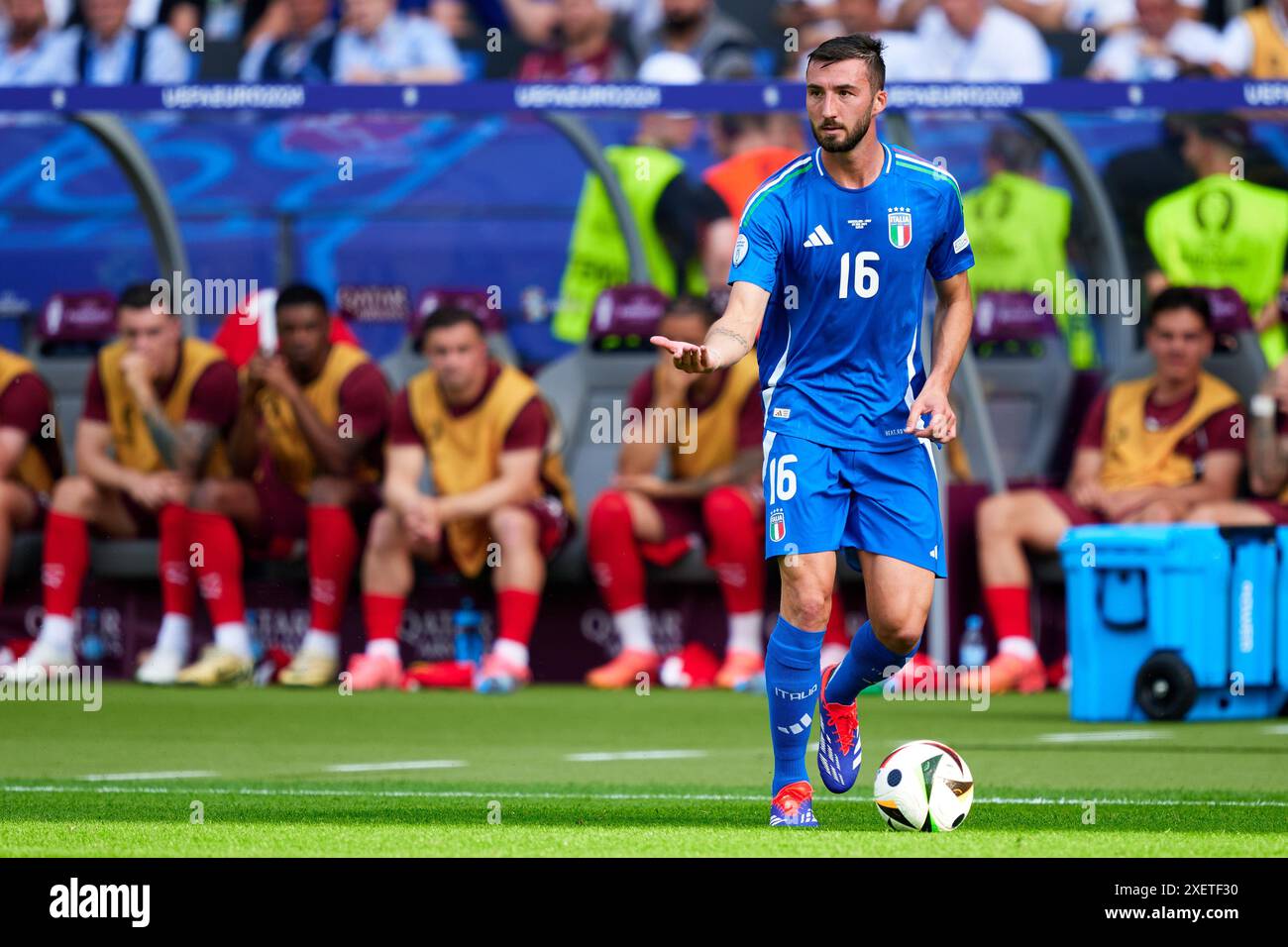 Bryan Cristante (Italien, #16), GER, UEFA Euro 2024, Fussball Herren ...