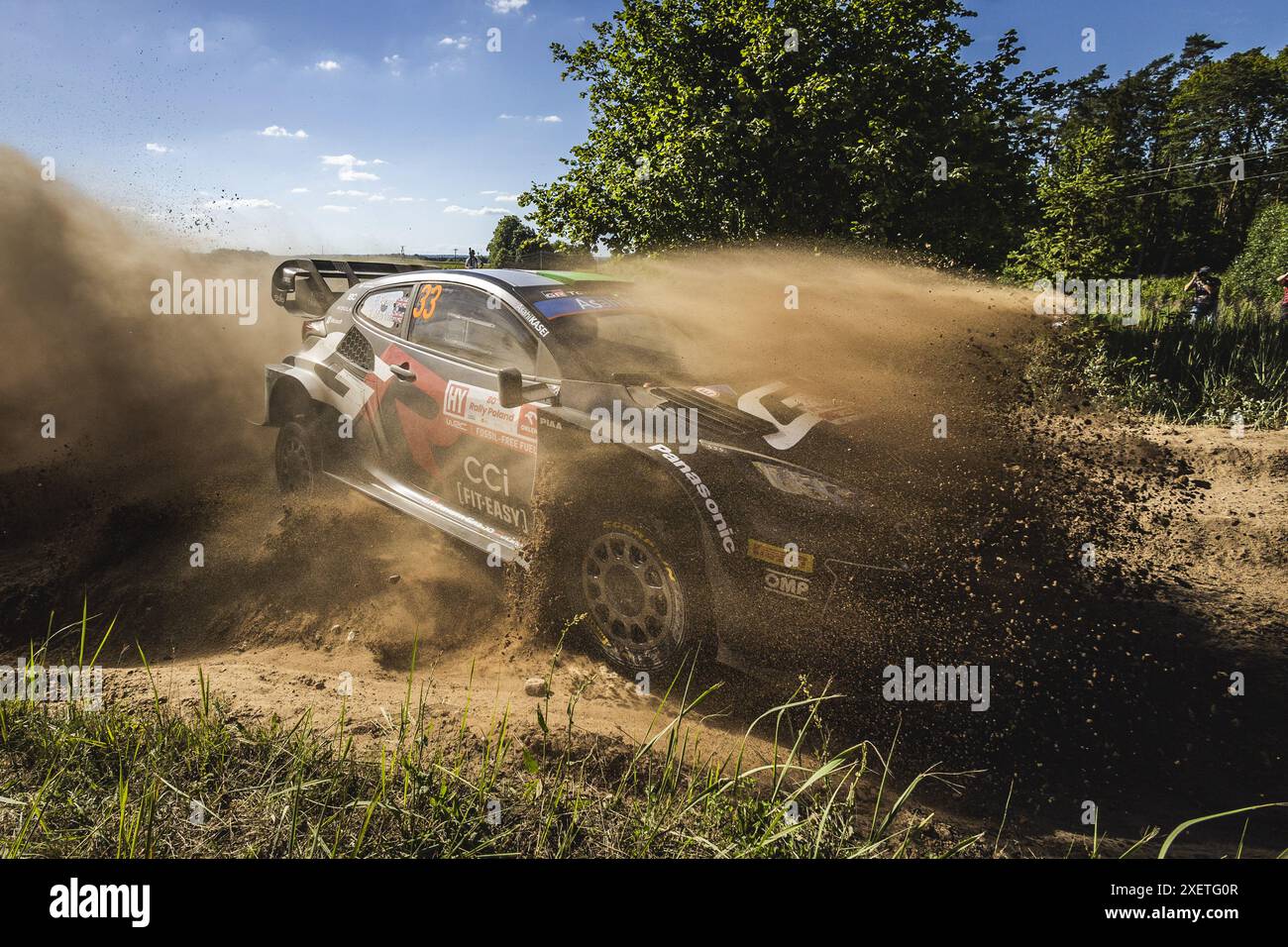33 EVANS Elfyn, MARTIN Scott, Toyota GR Yaris Rally1, action during the ...