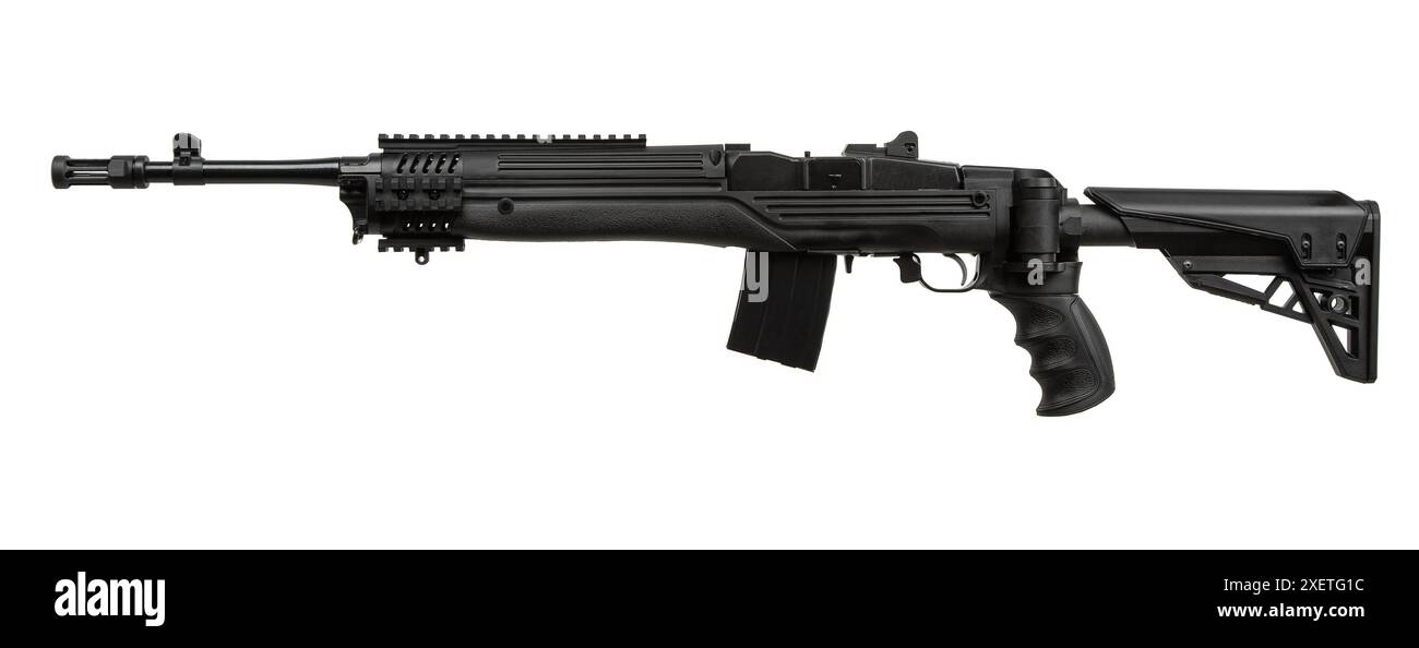 Classic semi-automatic carbine in modern tuning. Weapons for sports ...