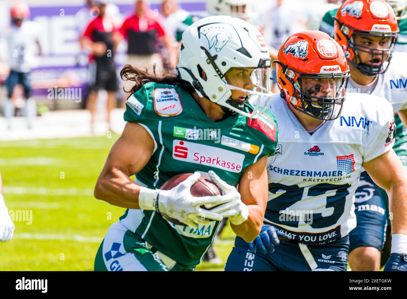 Schwabisch hall unicorns ravensburg razorbacks hi-res stock photography ...