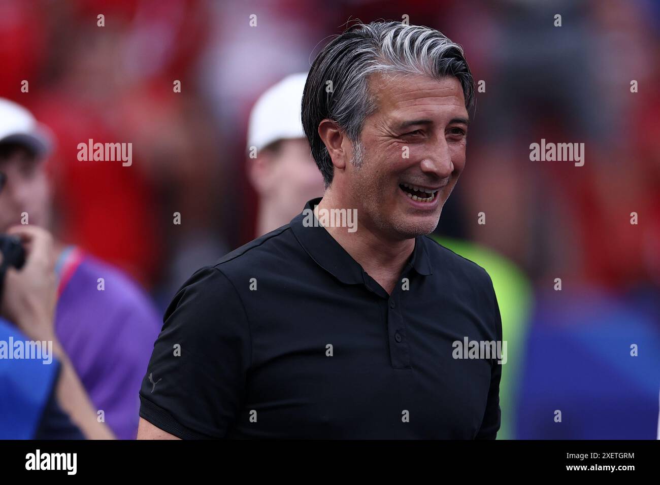Murat Yakin,head coach of Switzerland celebrates at the end of the Uefa ...