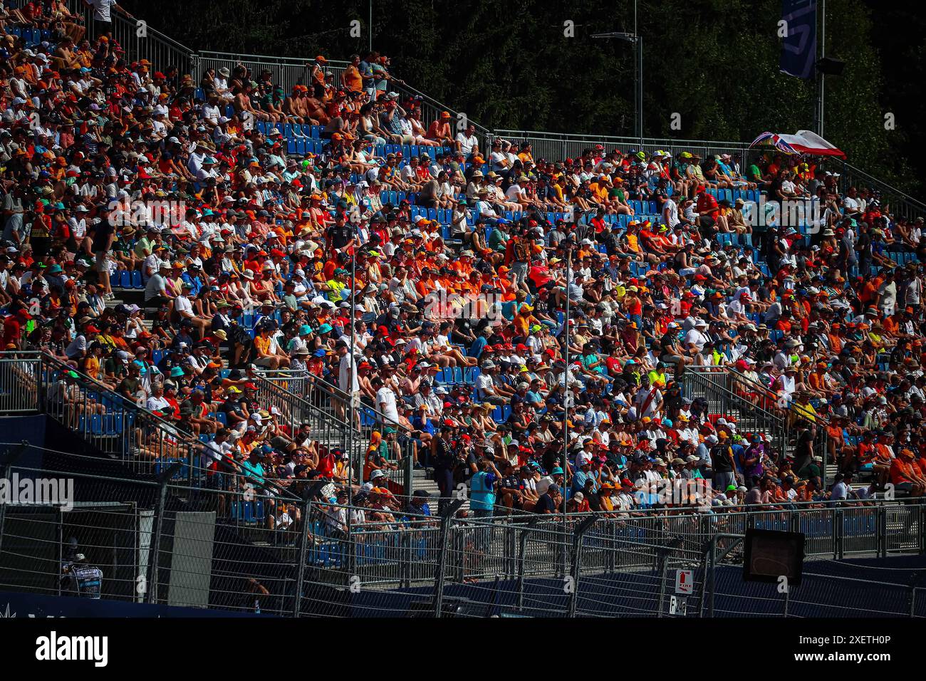 Public/Tifosi/Fan/Grandstand during the Austrian GP, Spielberg 27-30 ...