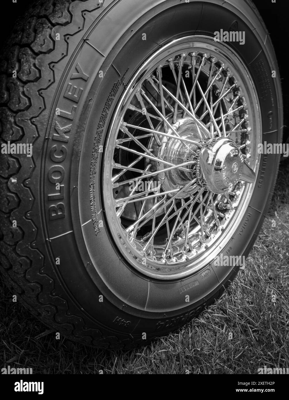 Mgb wirewheel Black and White Stock Photos & Images - Alamy