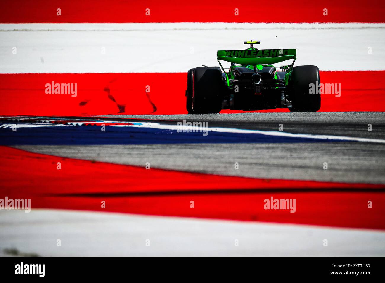24 Guanyu Zhou, (CHI) Stake F1 Team Kick Sauber during the Austrian GP ...
