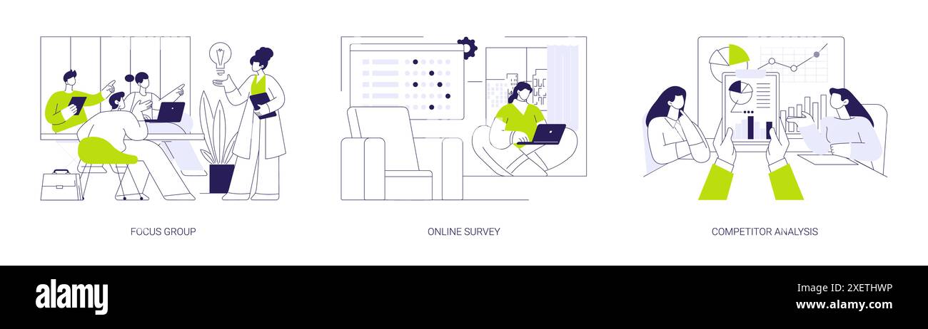 Focus group office market research hi-res stock photography and images ...