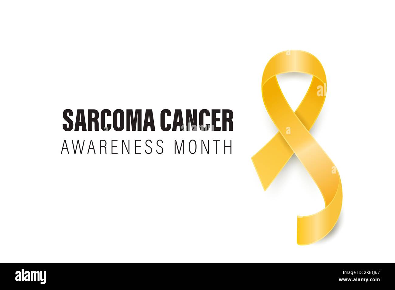 3d yellow ribbon awareness Stock Vector Images - Alamy
