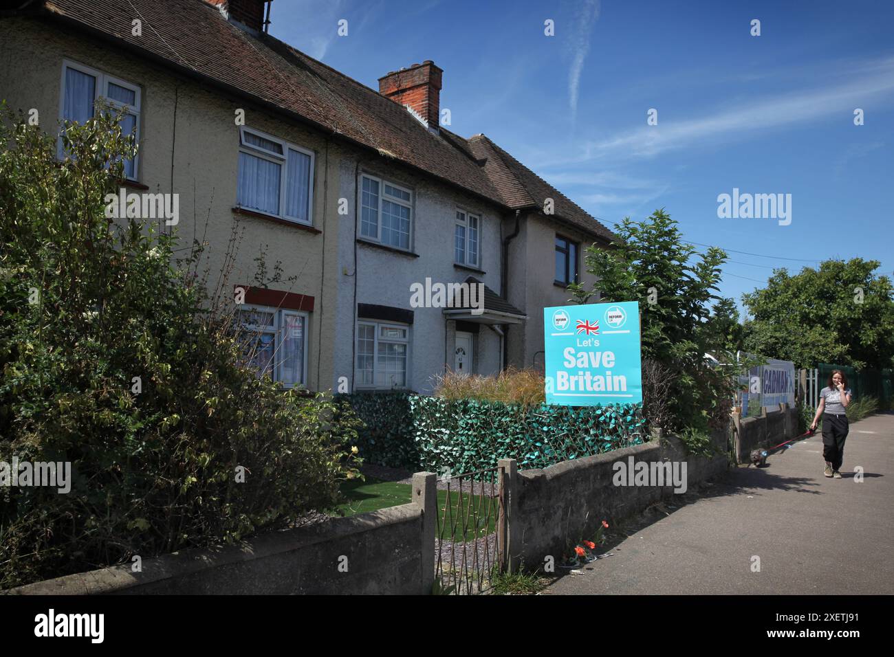 Clacton-On-Sea, England, UK. 29th June, 2024. A property in Clacton ...