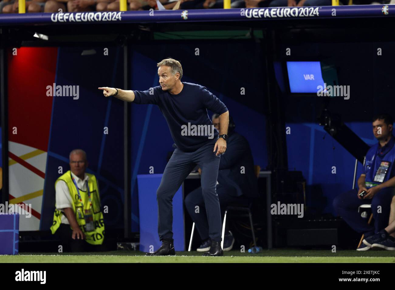 Dortmund - Denmark coach Kasper Hjulmand during the UEFA EURO 2024 ...