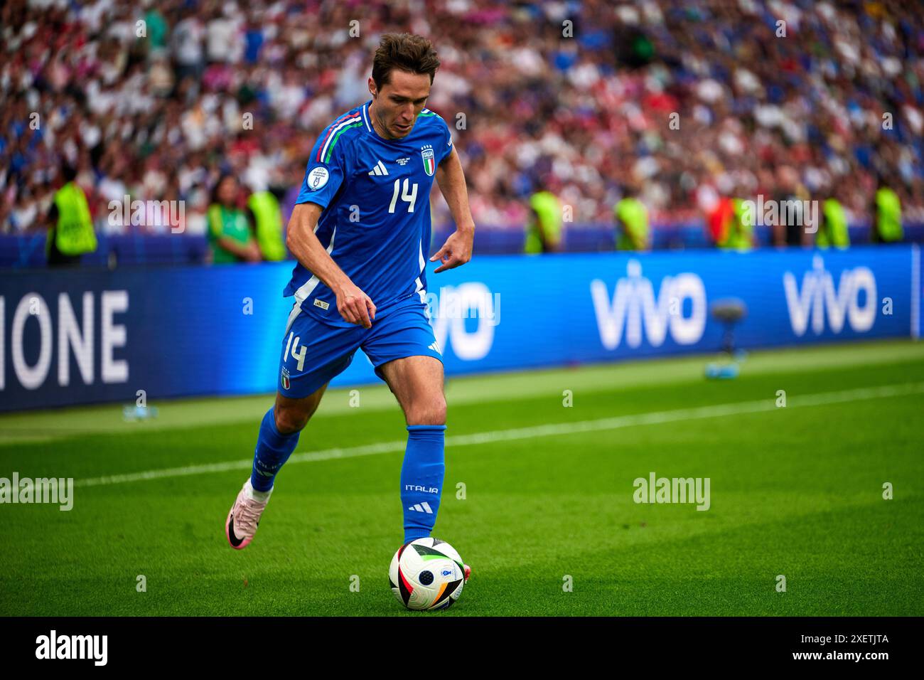 Federico Chiesa (Italien, #14), GER, UEFA Euro 2024, Fussball Herren ...