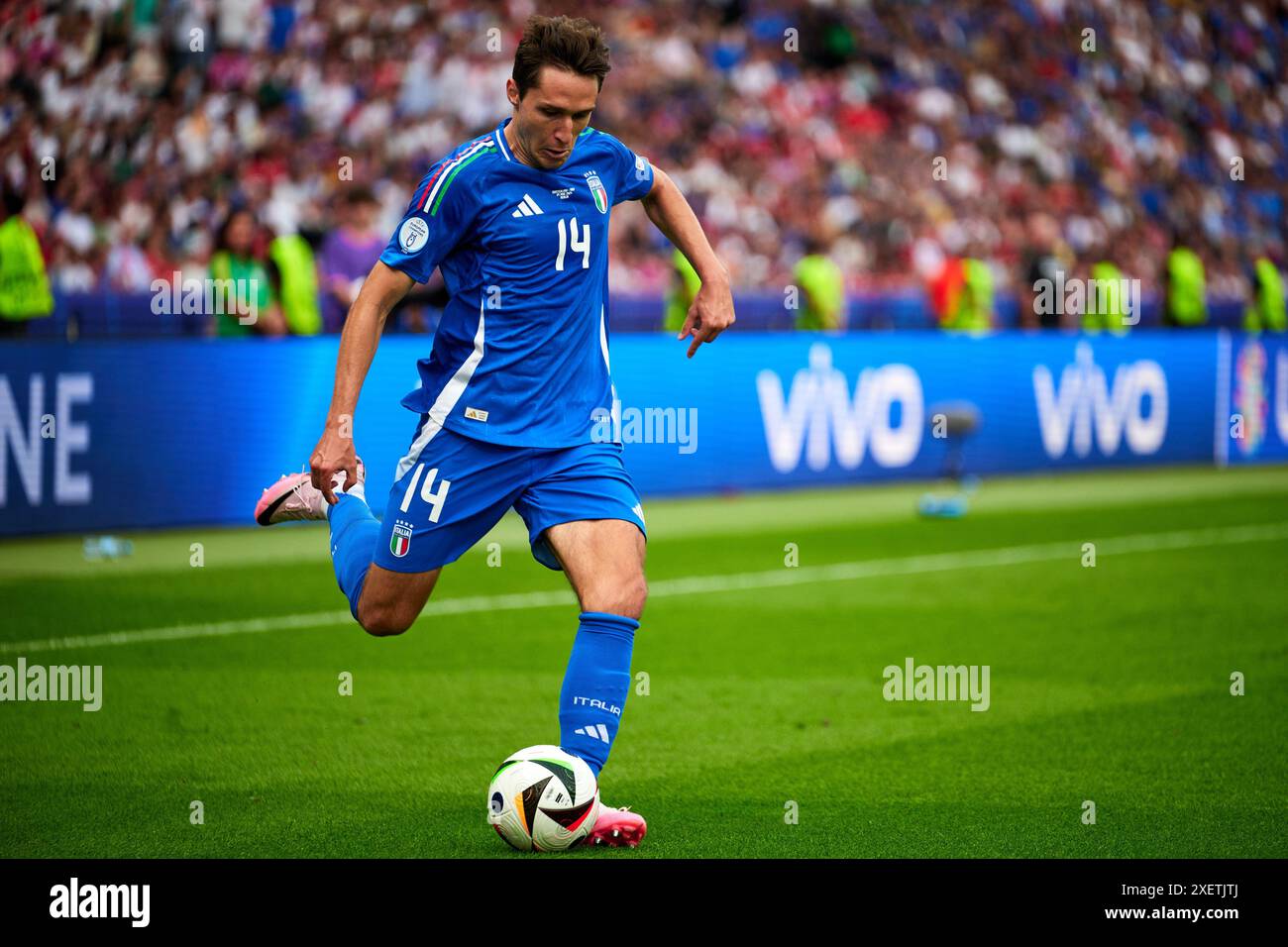 Federico Chiesa (Italien, #14), GER, UEFA Euro 2024, Fussball Herren ...