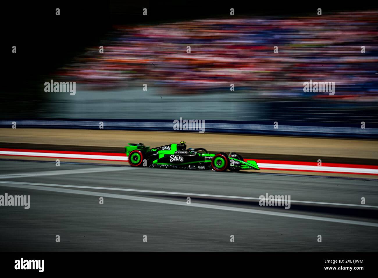 24 Guanyu Zhou, (CHI) Stake F1 Team Kick Sauber during the Austrian GP ...