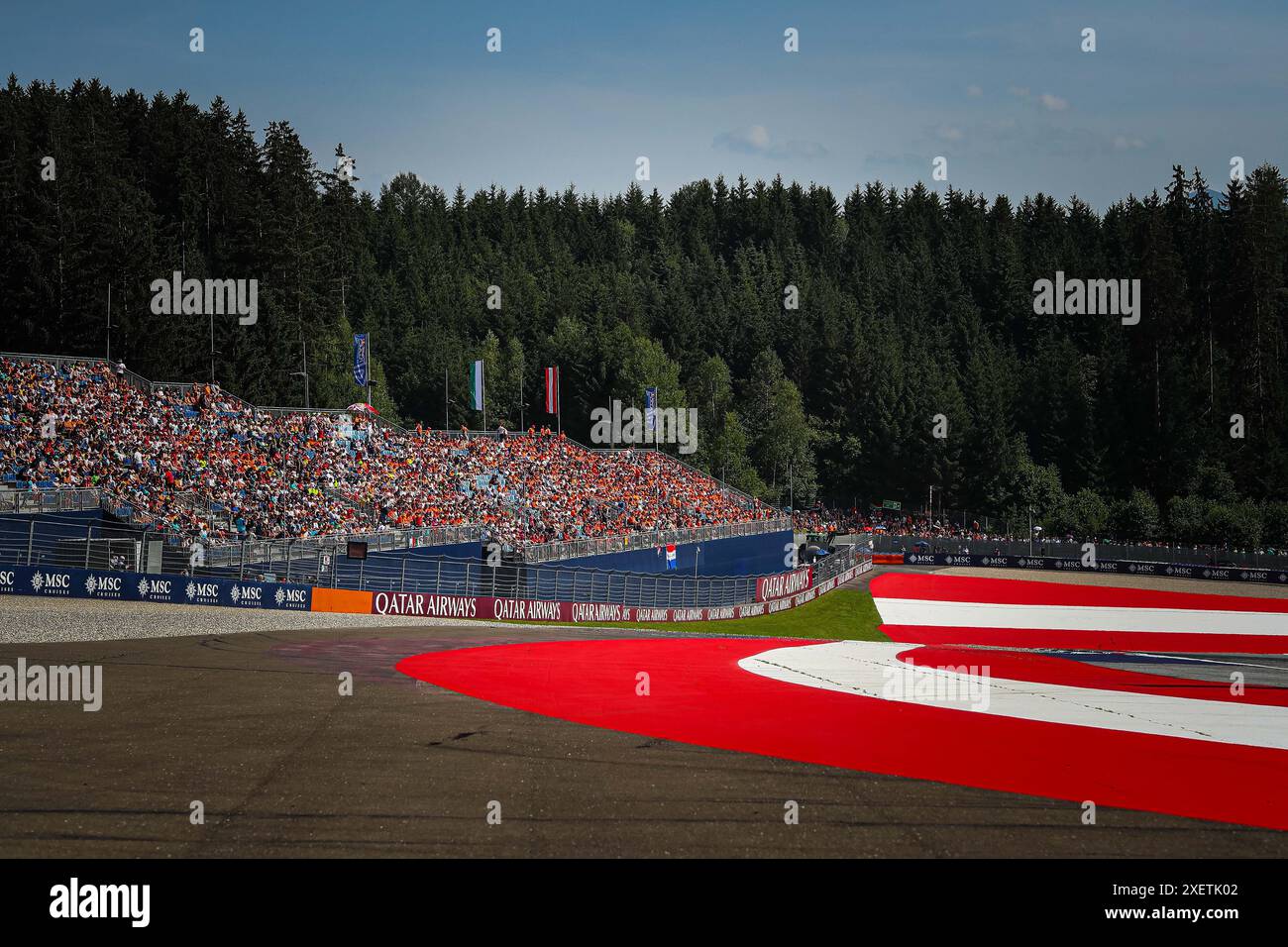 Public/Tifosi/Fan/Grandstand during the Austrian GP, Spielberg 27-30 ...