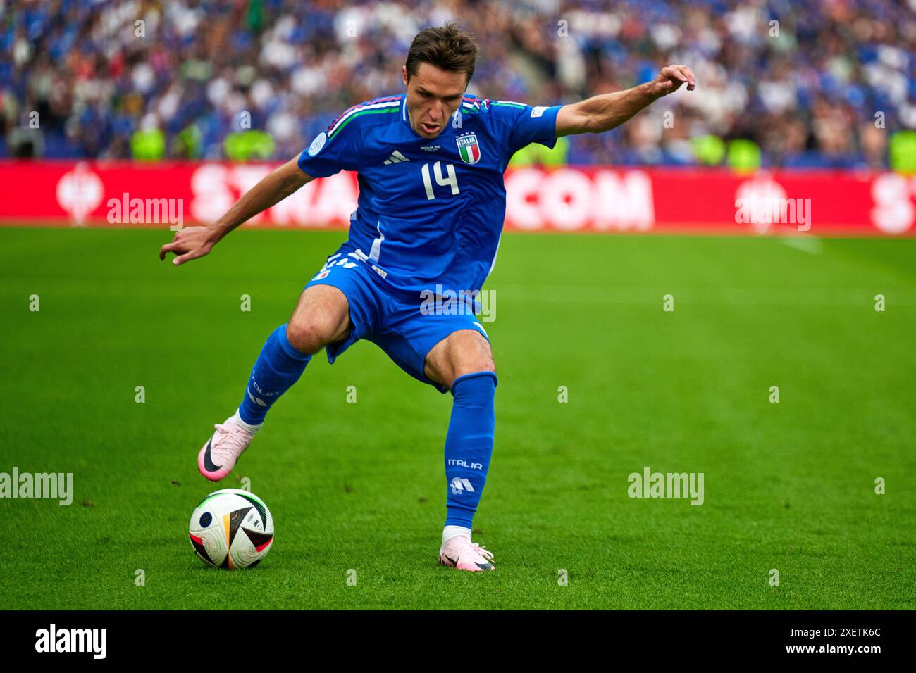 Federico Chiesa (Italien, #14), GER, UEFA Euro 2024, Fussball Herren ...