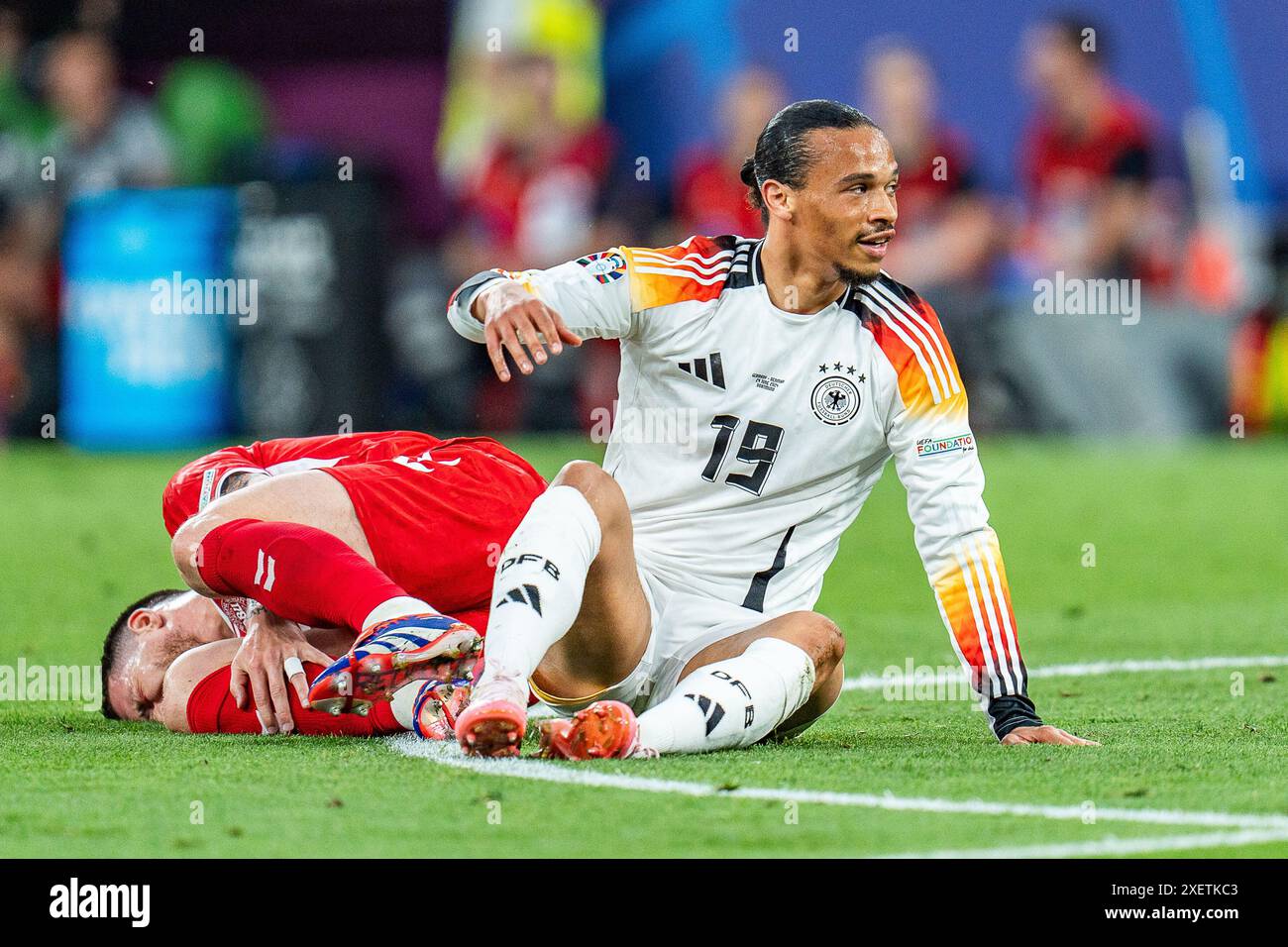 Leroy Sane (Deutschland #19) Deutschland vs. Daenemark, Herren ...
