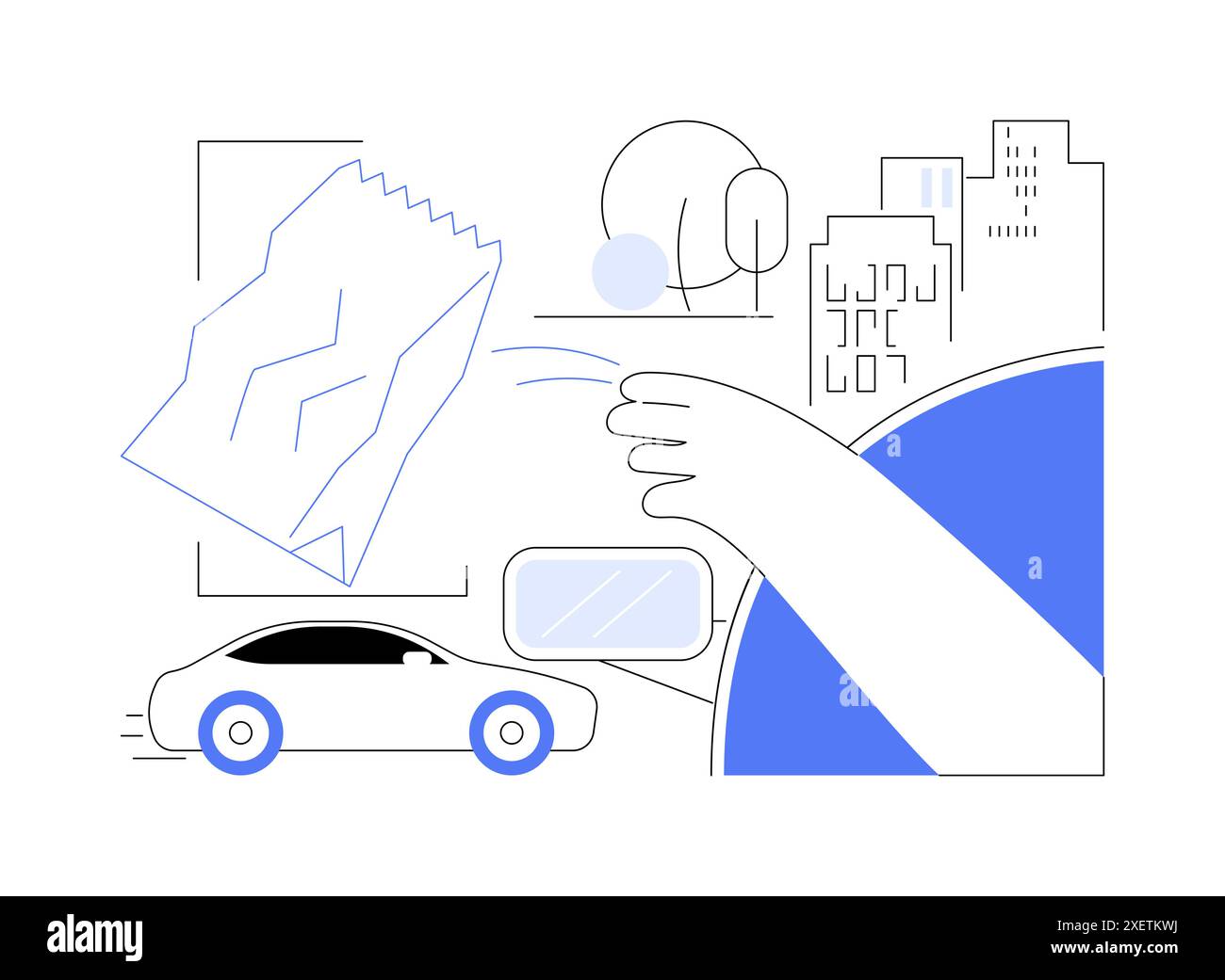 Waste problem isolated cartoon vector illustrations Stock Vector Image ...