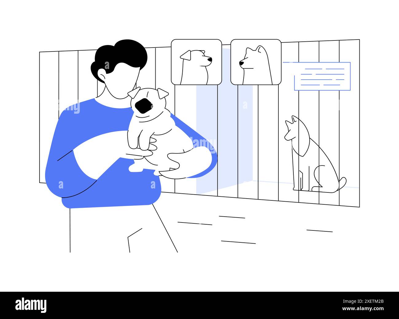 Choosing a pet isolated cartoon vector illustrations Stock Vector Image ...