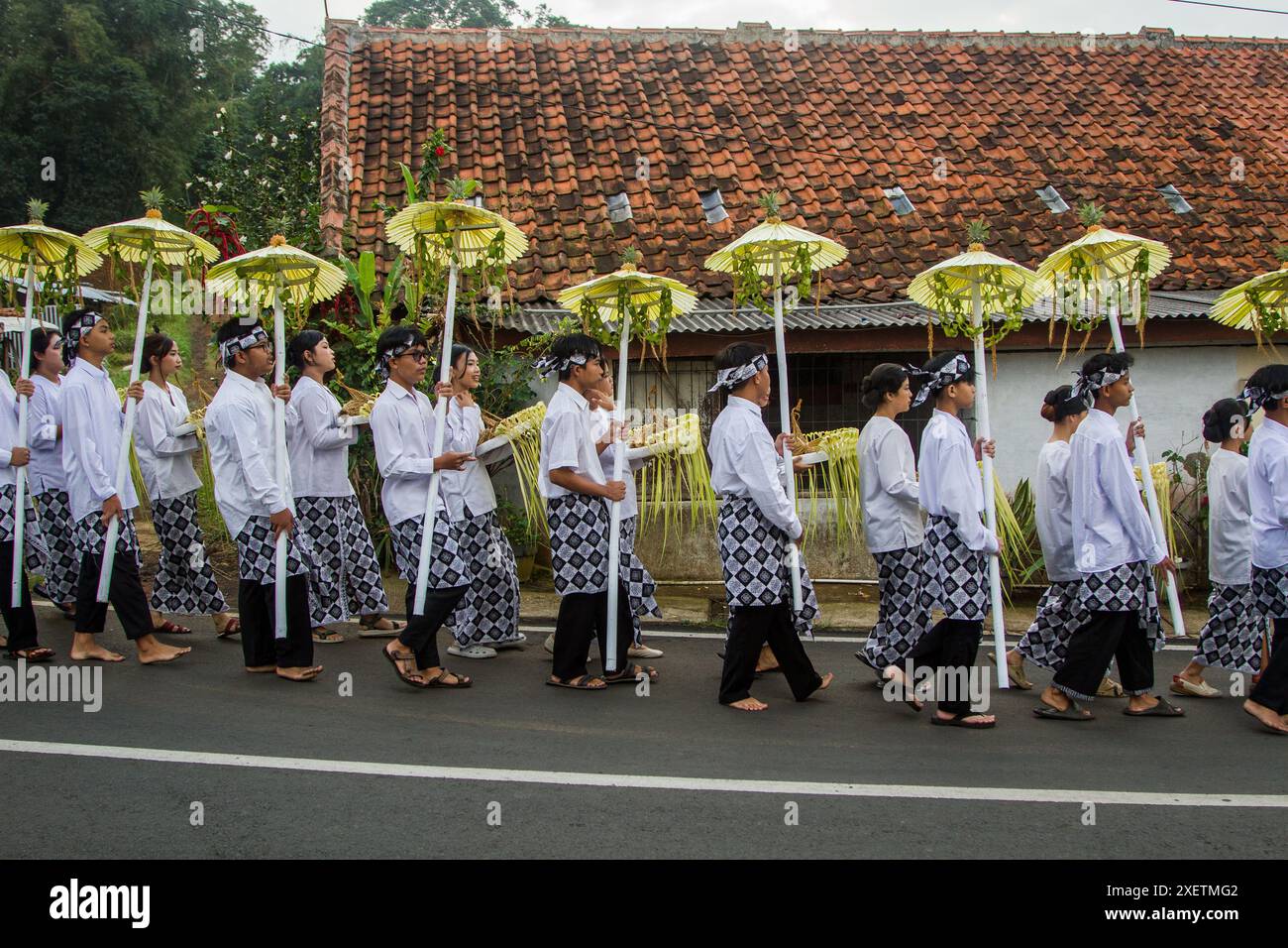 June 29, 2024, Kuningan, West Java, Indonesia: Dancers perform Buyung ...