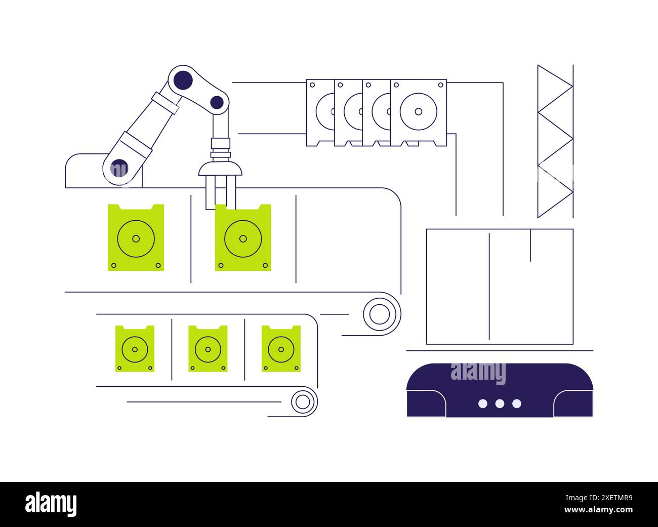 Appliance components manufacturing abstract concept vector illustration Stock Vector Image & Art ...