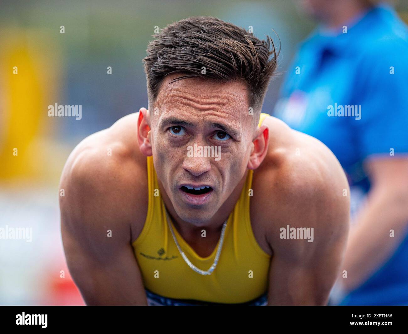 Manchester Regional Arena, UK. 29th June, 2024. Runner during the UK ...