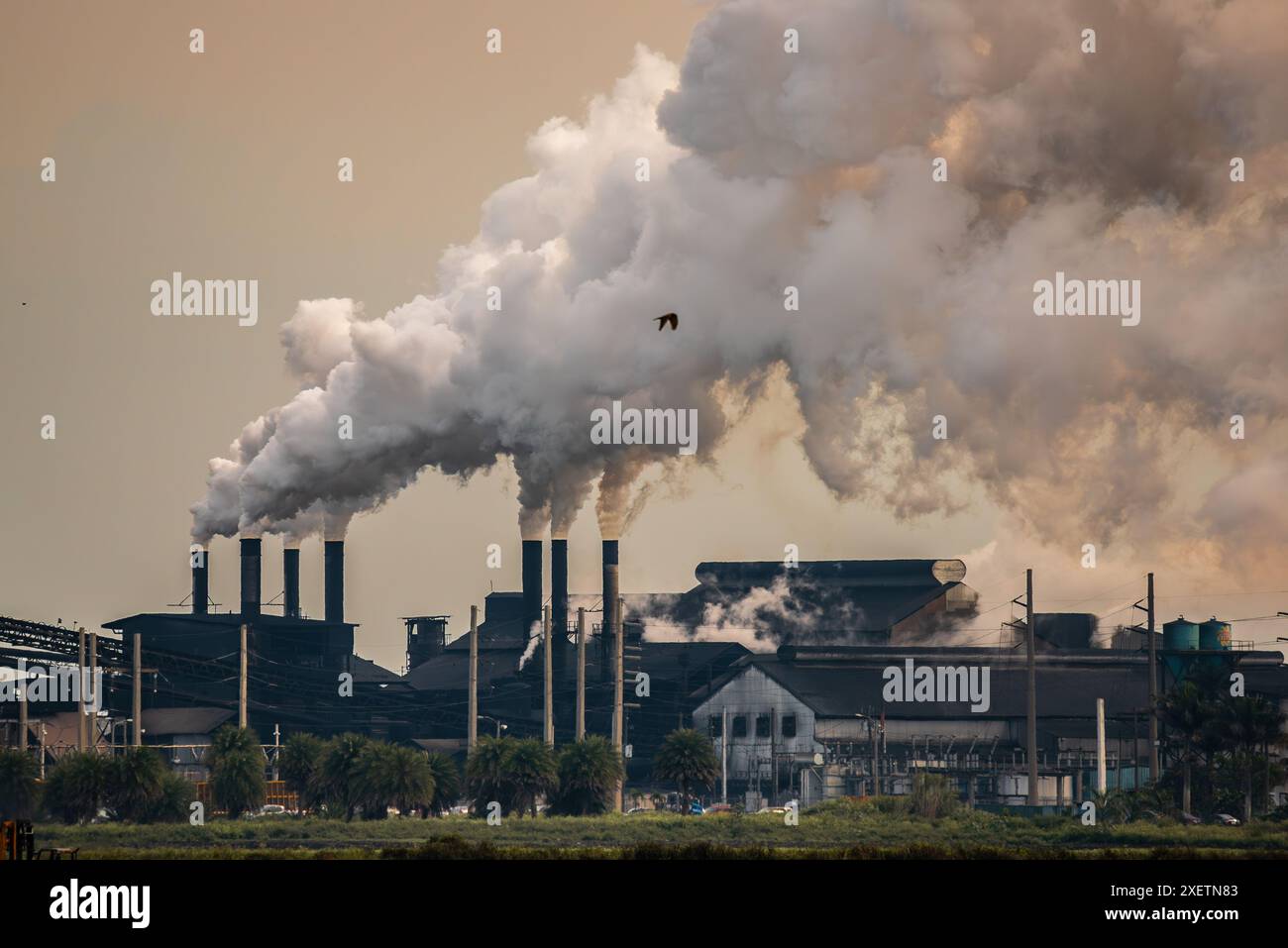 Air pollution from a factory Stock Photo - Alamy