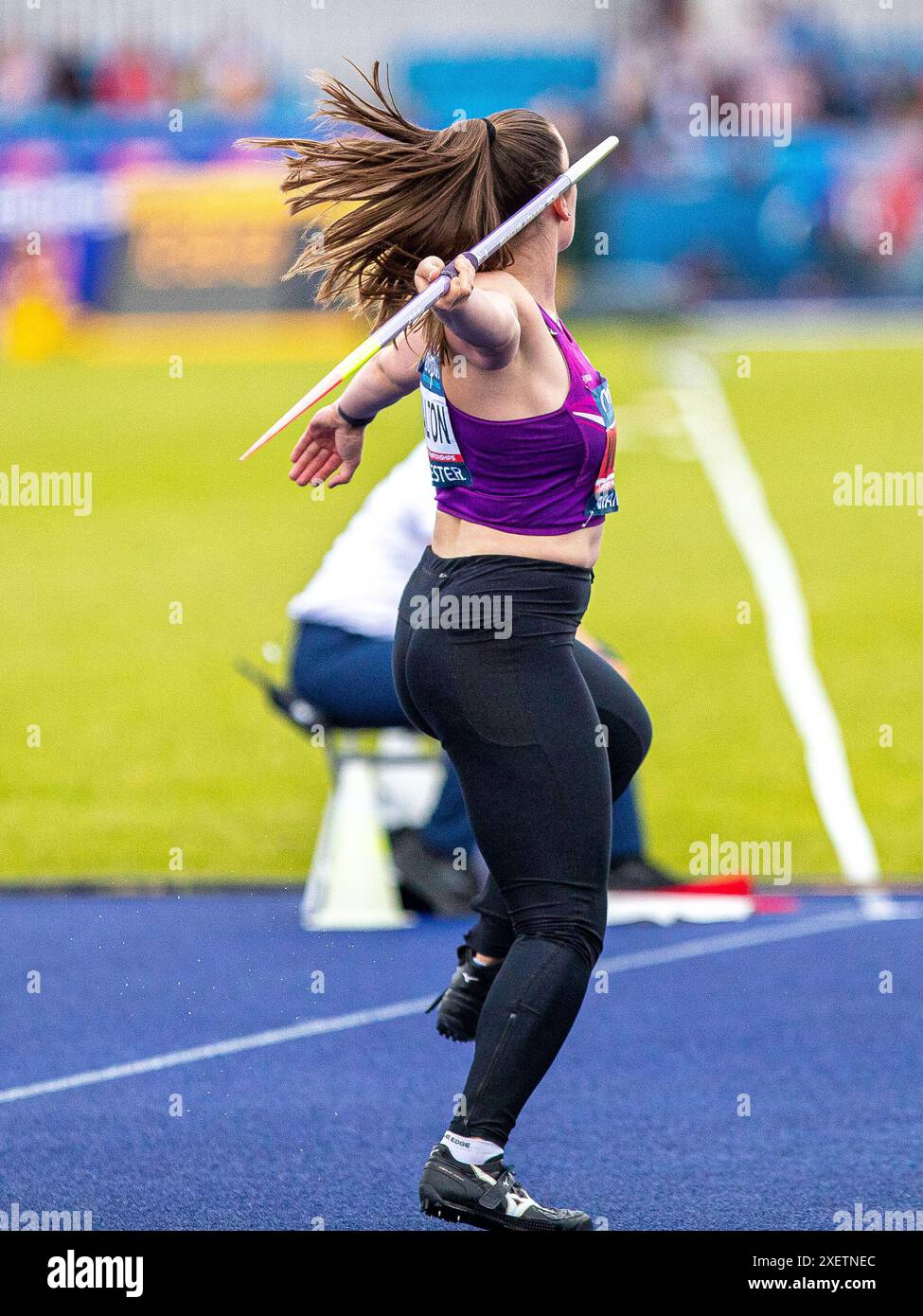 Manchester Regional Arena, UK. 29th June, 2024. Javalin during the UK ...