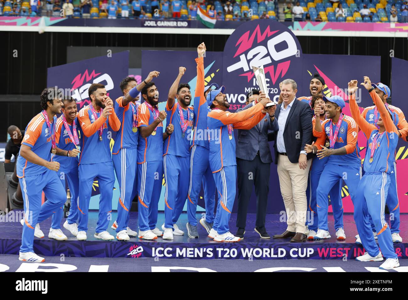 T20 world cup trophy final 2024 hi-res stock photography and images - Alamy