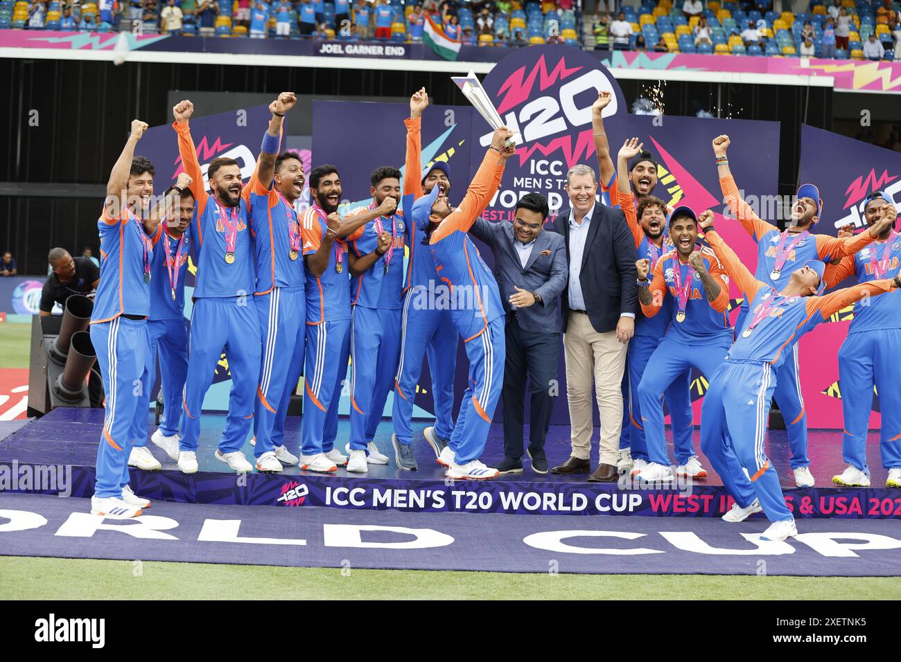 T20 world cup trophy final 2024 hi-res stock photography and images - Alamy