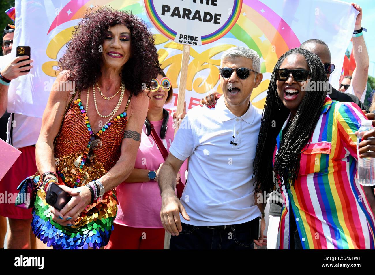 London, UK. 29th June, 2024. Pride in London . Sadiq Khan, Mayor of ...