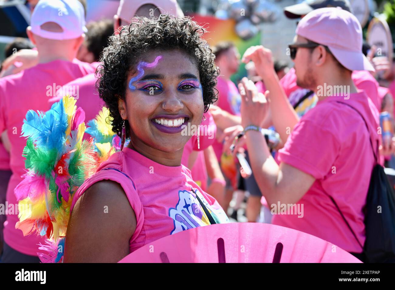 London, UK. 29th June, 2024. Pride in London . The annual Pride Parade ...