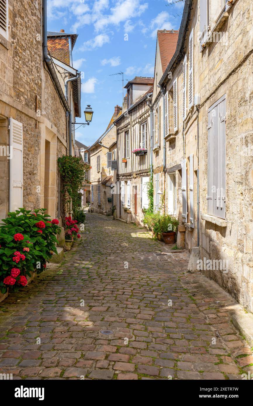 Typical cobbled street in hi-res stock photography and images - Alamy