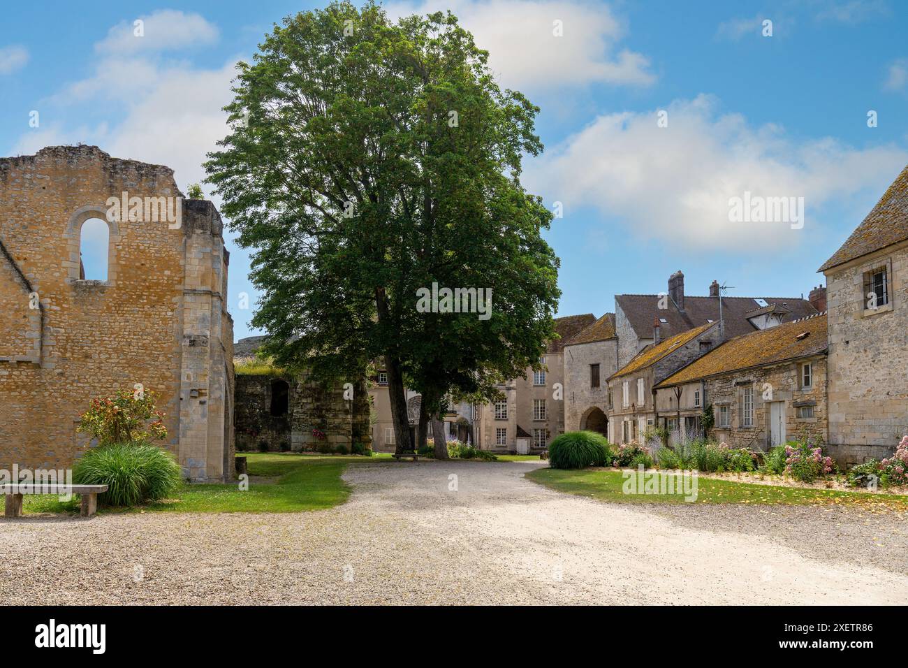 Ruin of the Royal Palace in Senlis - Oise, Picardy, France Stock Photo ...