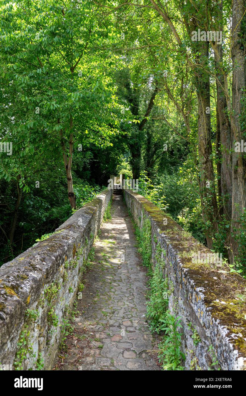 Narrow cobblestone pathway in hi-res stock photography and images - Alamy