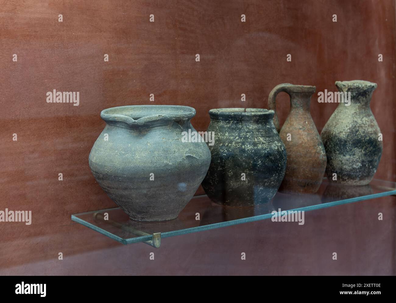 Collection of Ancient Roman Ceramic Jars Stock Photo - Alamy