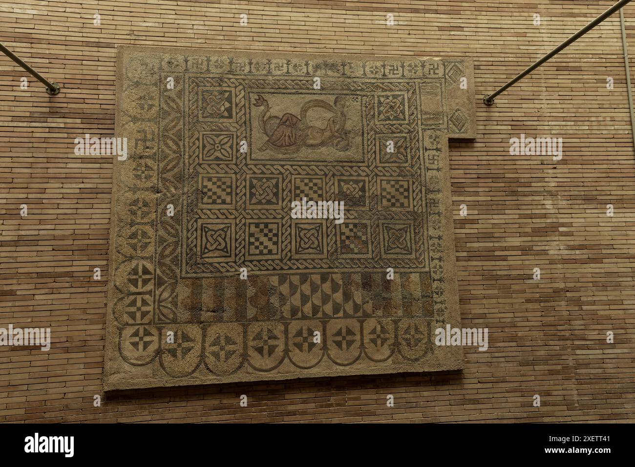 Detailed Ancient Roman Mosaic Floor Stock Photo - Alamy