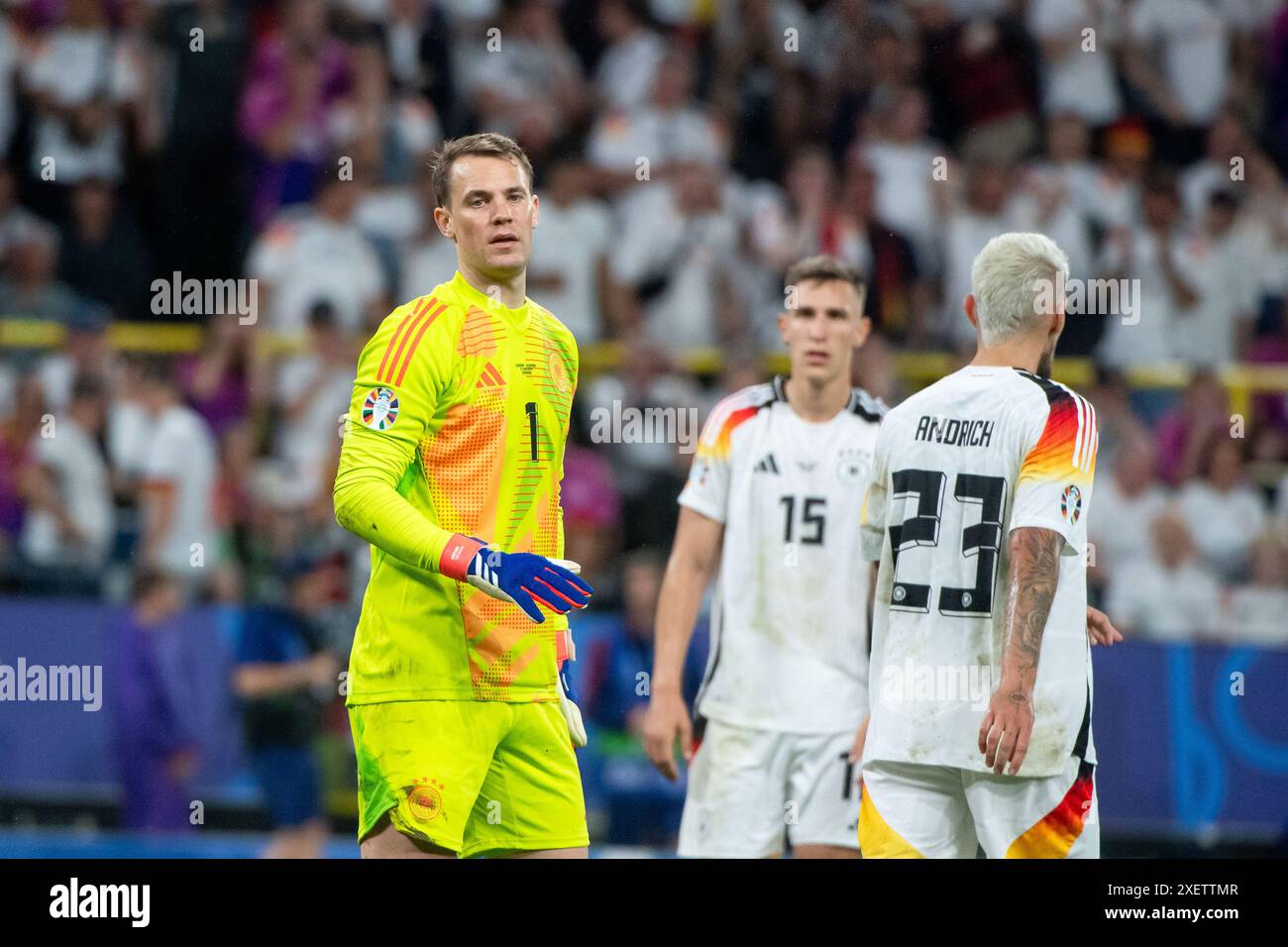 Manuel Neuer (Deutschland, #01), Robert Andrich (Deutschland, #23), Nico Schlotterbeck ...