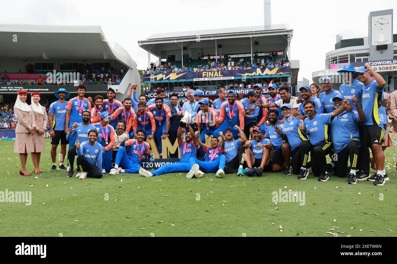 Bridge Town, Barbados., West Indies. 29th June, 2024. ICC MEN'S CRICKET ...